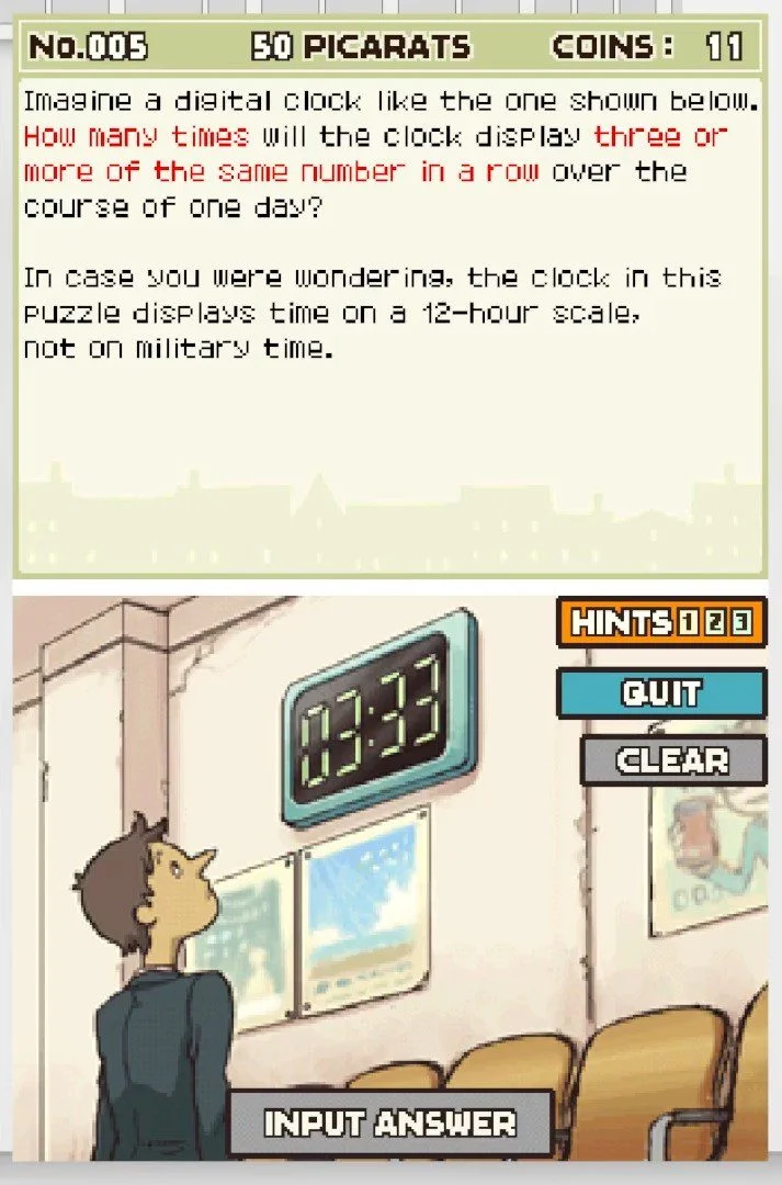 Professor Layton and the Curious Village: Puzzle 005 (US) Answer ...