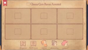 Storyteller - Queen Gets Baron Arrested - Square Eyes Gaming
