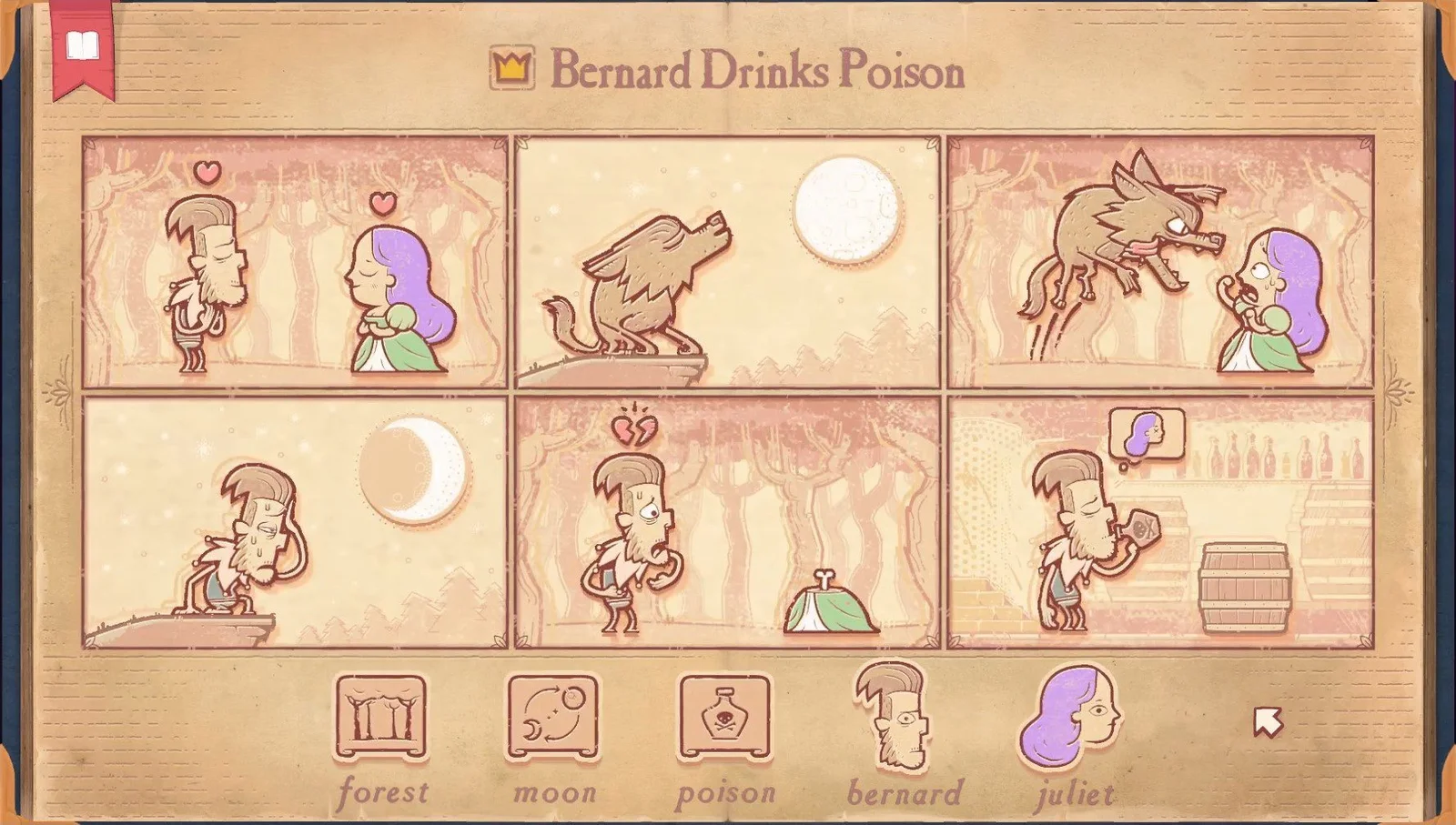 Storyteller - Bernard Drinks Poison - Square Eyes Gaming