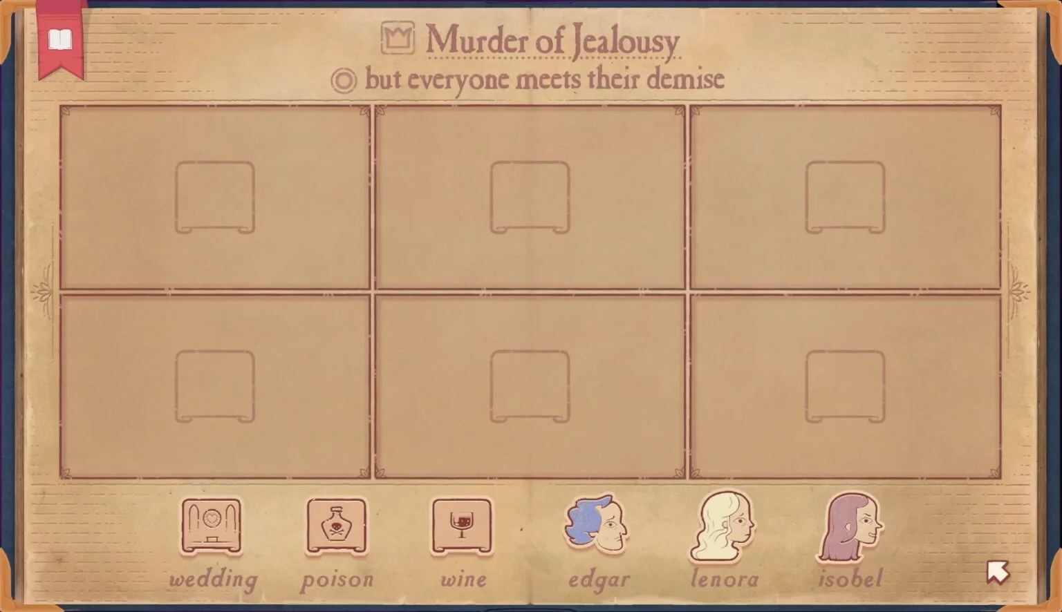 Storyteller - Murder of Jealousy - Square Eyes Gaming