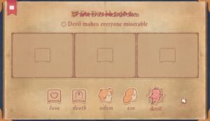Storyteller - Devil Makes Everyone Miserable - Square Eyes Gaming