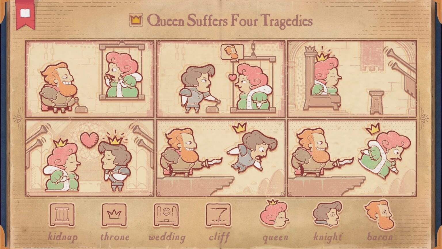 Storyteller - Queen Suffers Four Tragedies - Square Eyes Gaming