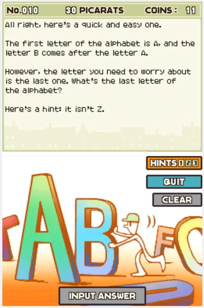 Professor Layton and the Curious Village: Puzzle 010 (US) Answer ...